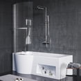 67"X 27.6" Freestanding Soaking Solid Surface Acrylic Bathtub With ...