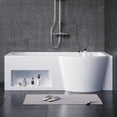 67"X 27.6" Freestanding Soaking Solid Surface Acrylic Bathtub With ...
