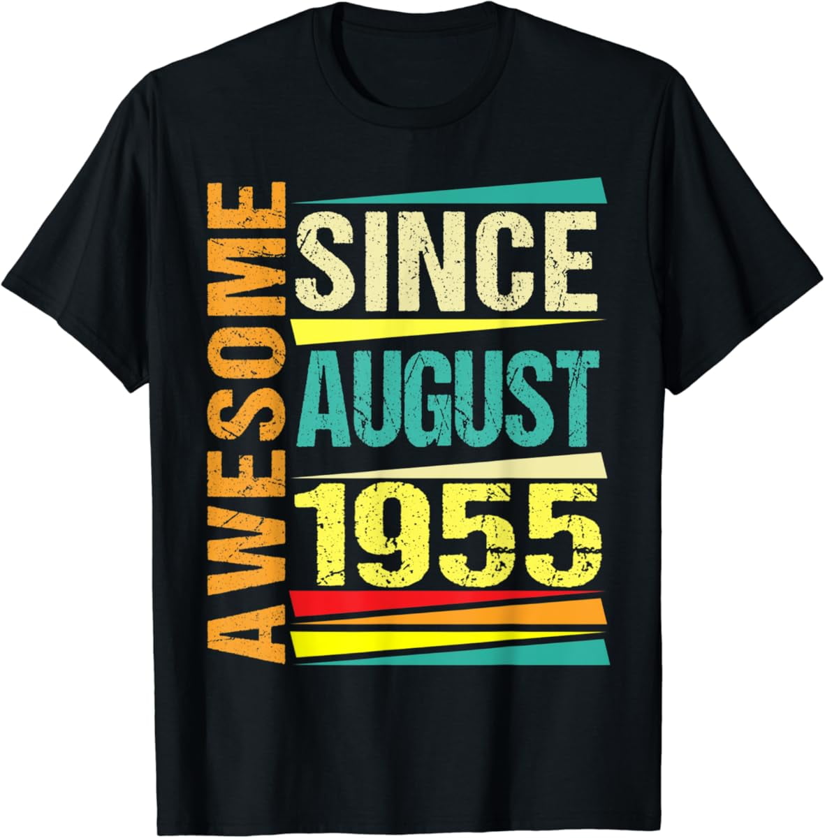 67 Years Old Gifts Legend Since August 1955 67th Birthday T-Shirt ...