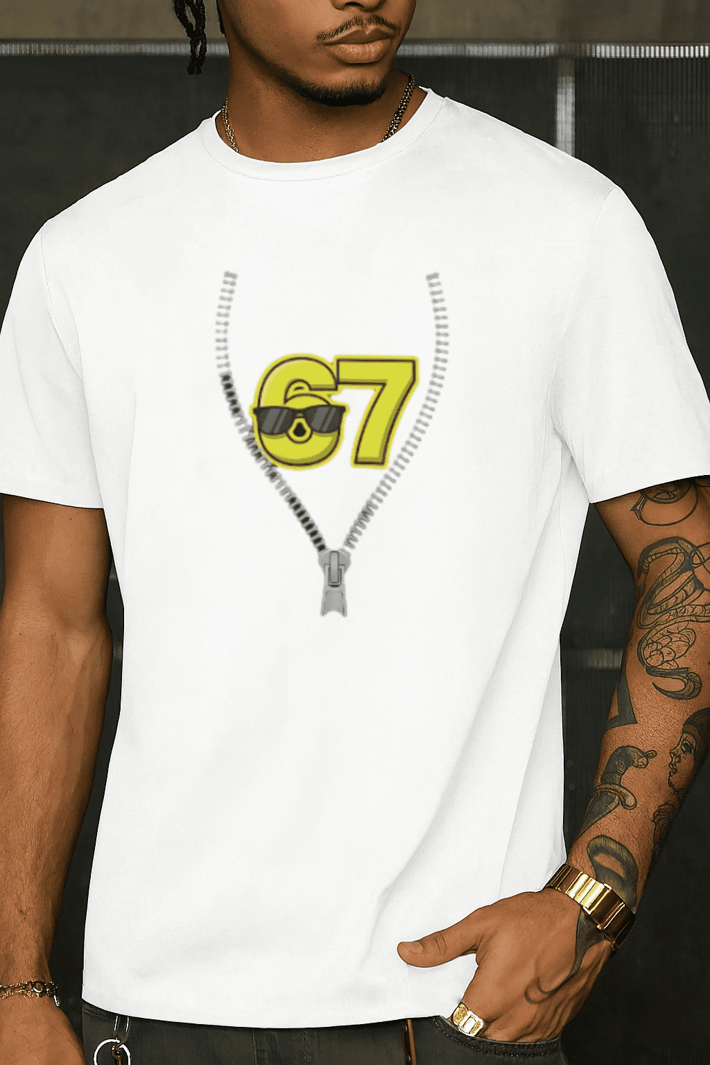 67 Zipper Joke Meme Six Seven Viral Trend Gen Alpha Classic Unisex T ...