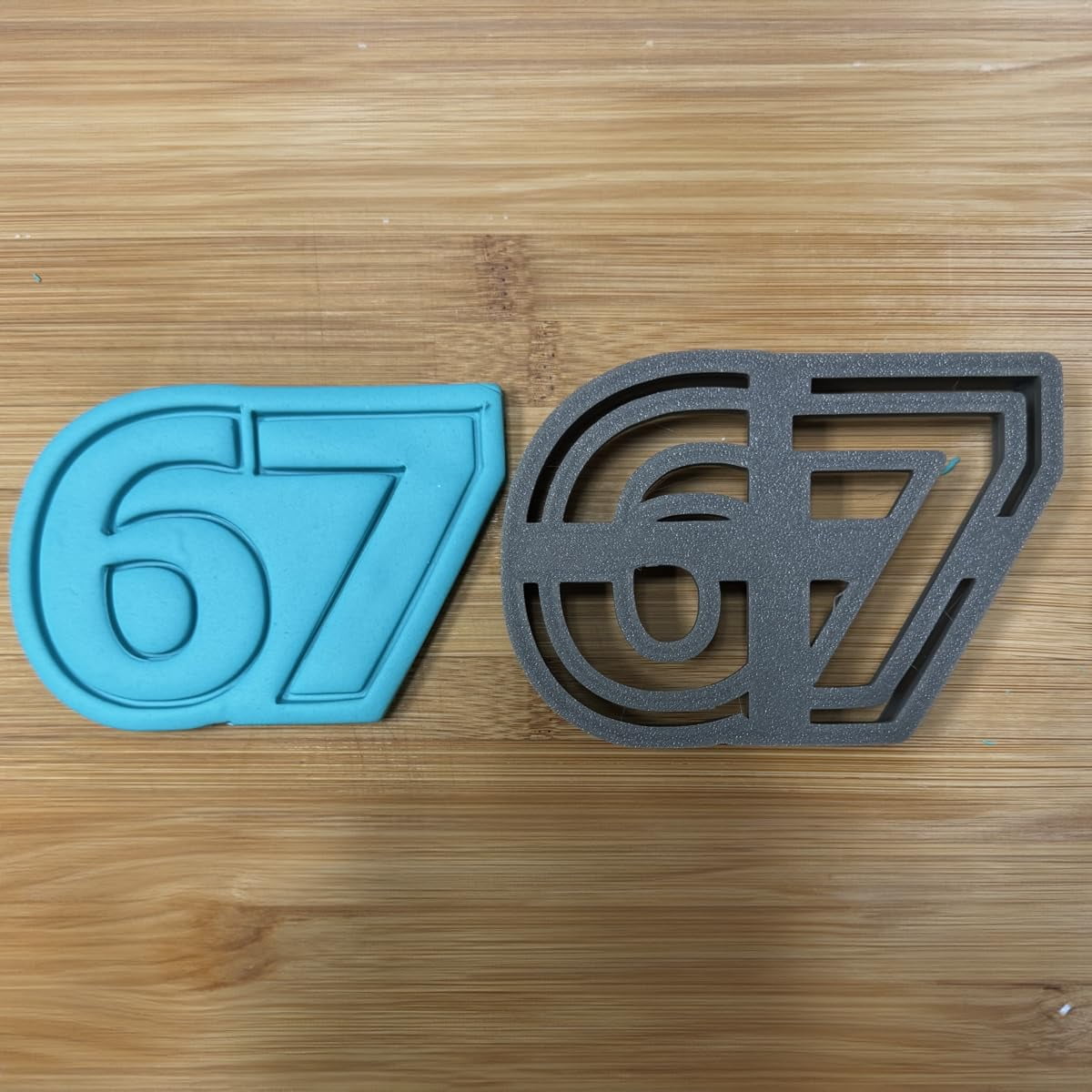 67 cookie cutter - Perfect for Milestone Celebrations (3x4.3") Made in ...