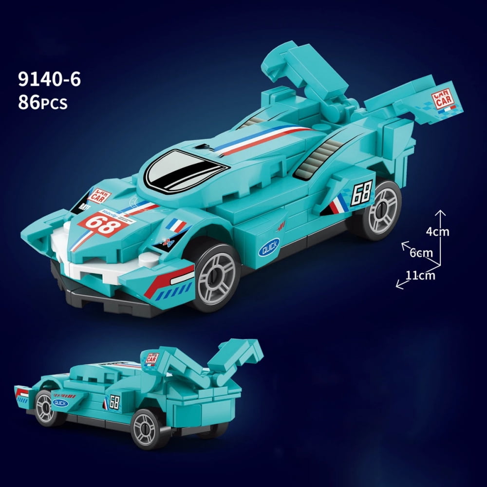 67 models City Racing Car Speed Champions Sports Building Blocks Bricks ...