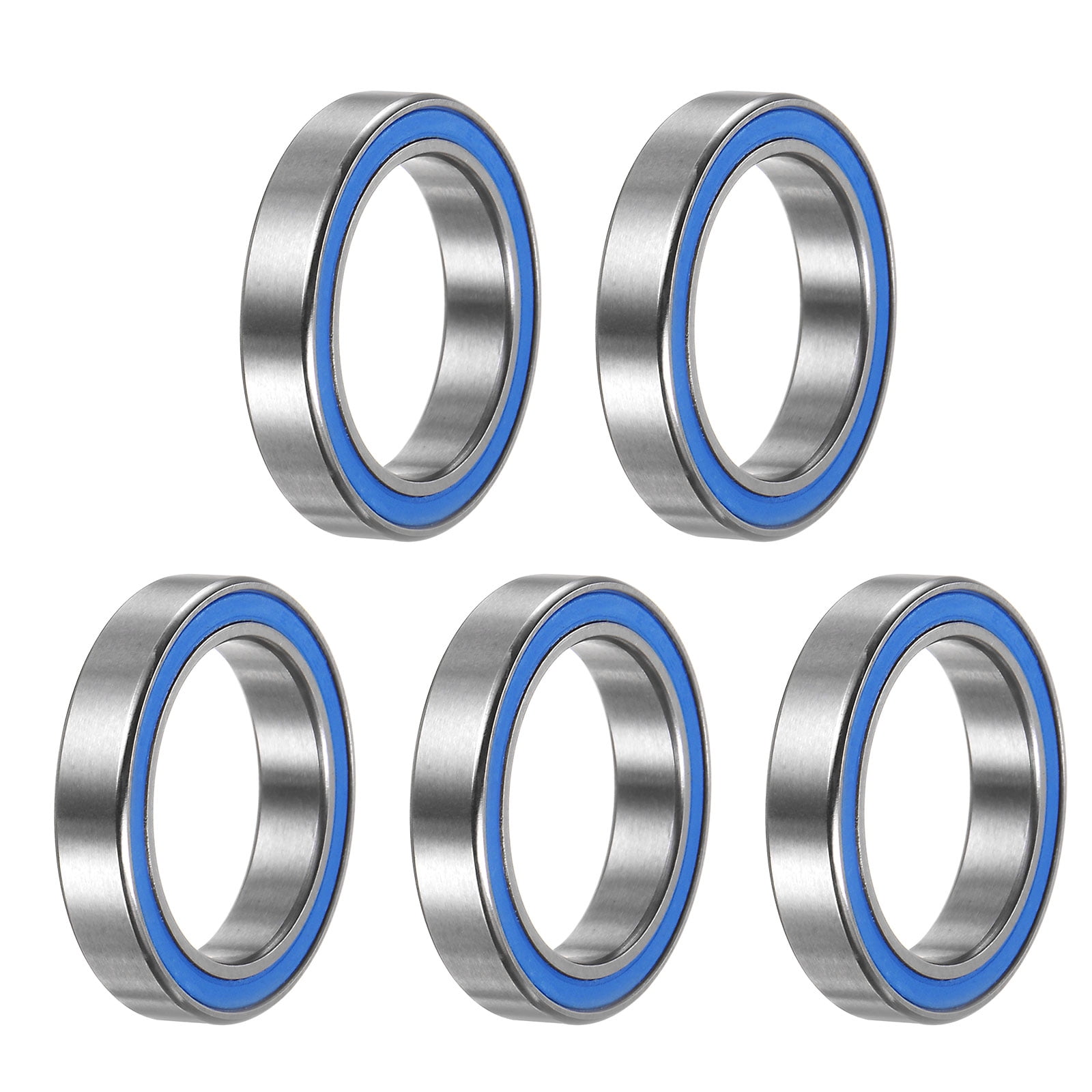 6702-2RS Deep Groove Ball Bearing,15 x 21 x 4mm Z2 Double Rubber Sealed ...