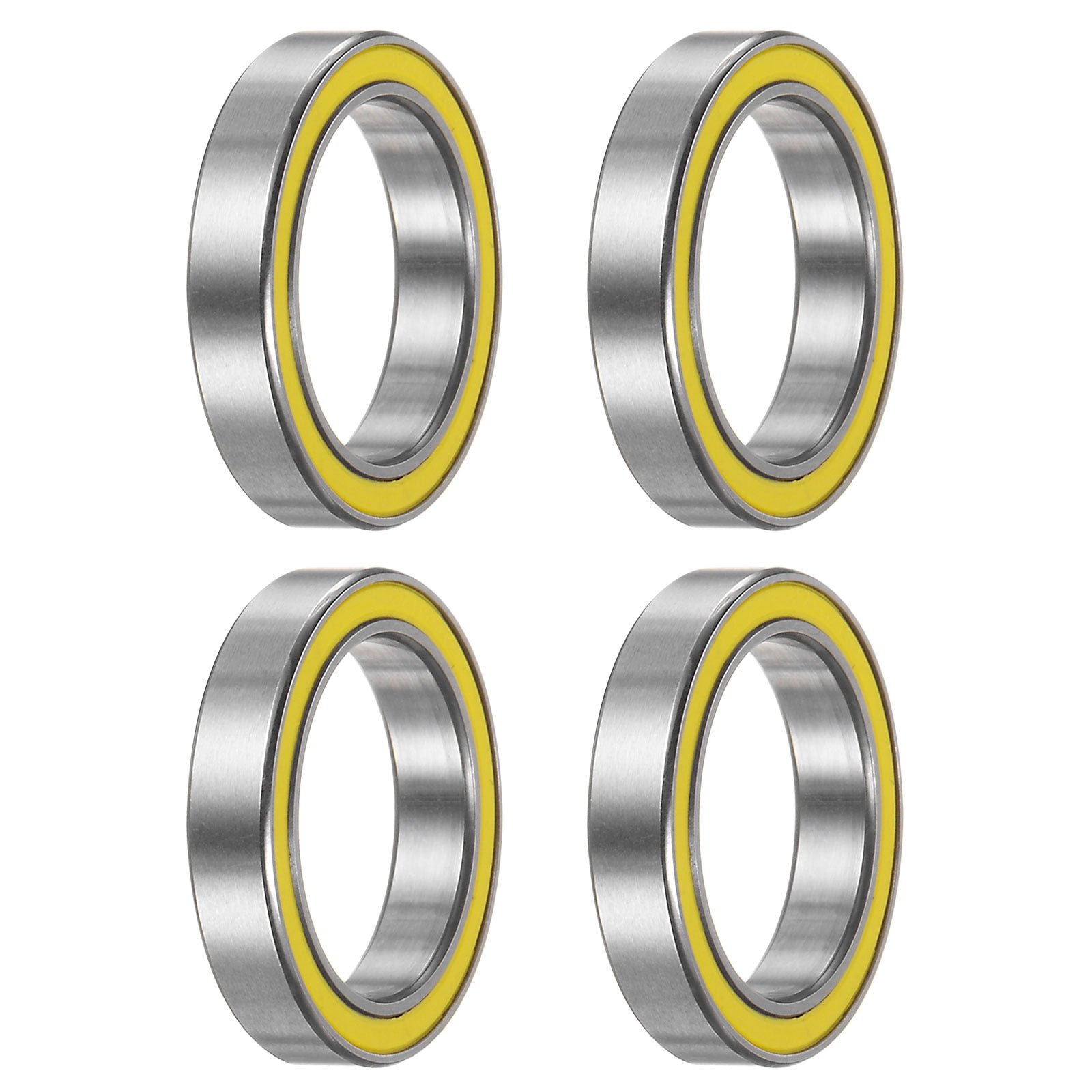 6702-2RS Deep Groove Ball Bearing,15 x 21 x 4mm Z2 Double Rubber Sealed ...