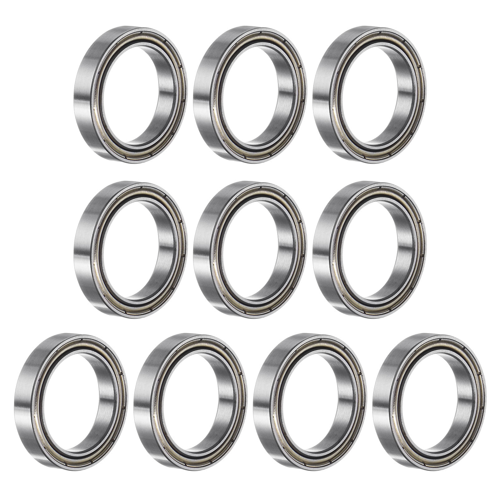 6702ZZ Deep Groove Ball Bearings, Chrome Steel Z2 Double Metal Shielded ...