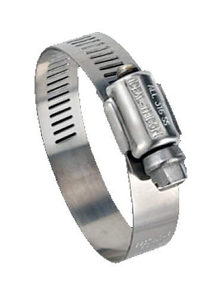 6706651 316 SS Clamp, 67-6 Series' Marine Grade, 1/2" Band, SAE 6 Size ...