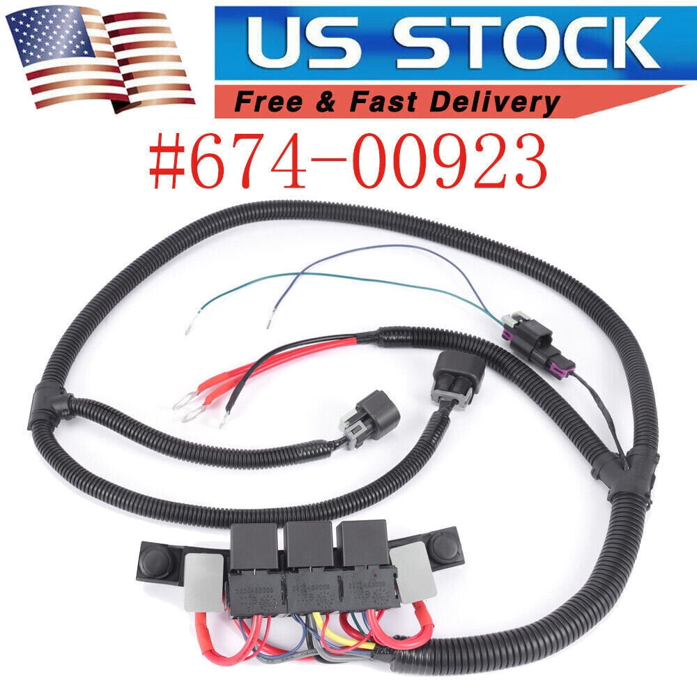 67400923 Stand Alone Electric Fan Harness Fit Chevy Silverado Sierra ...