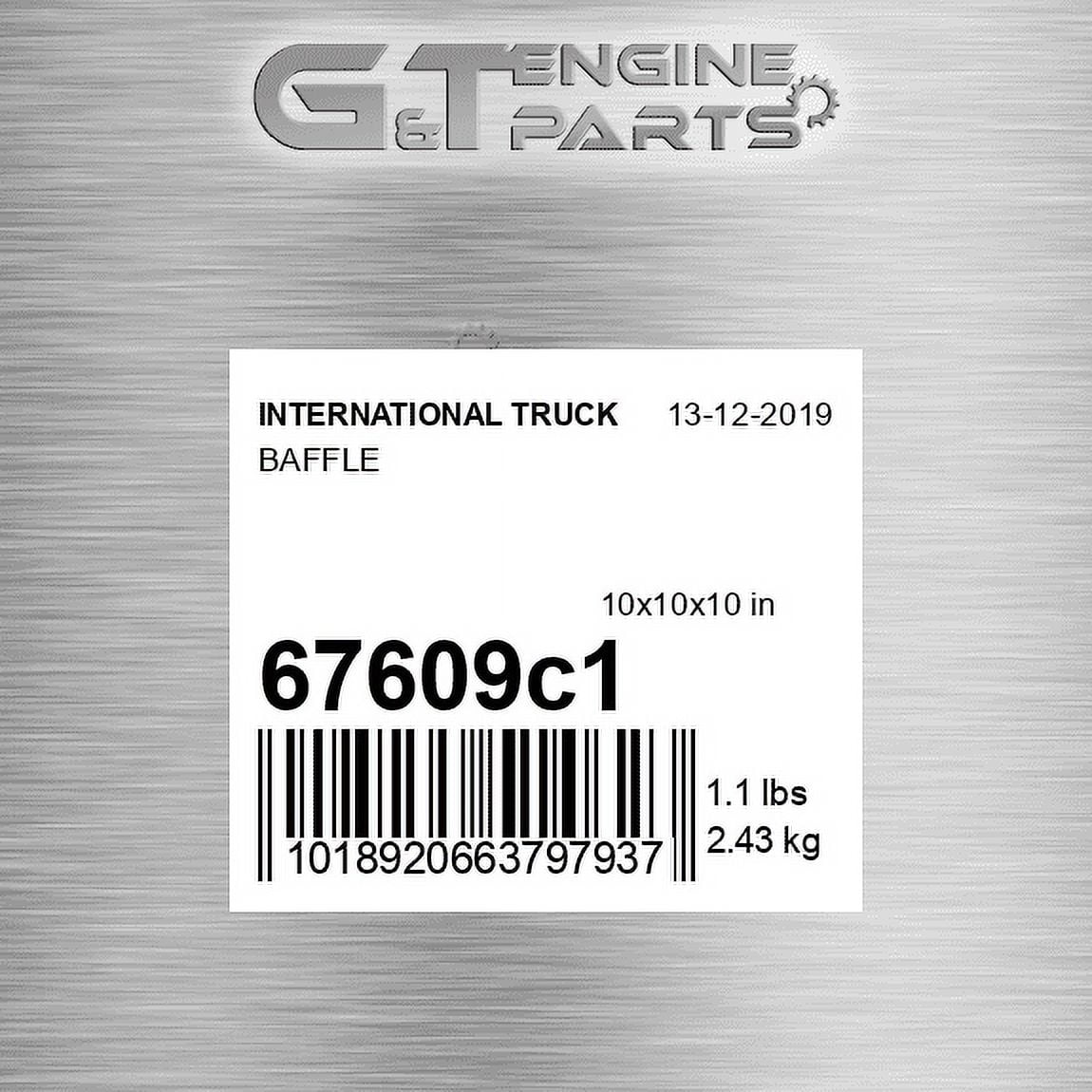 67609C1 BAFFLE fits INTERNATIONAL TRUCK (New OEM) - Walmart.com