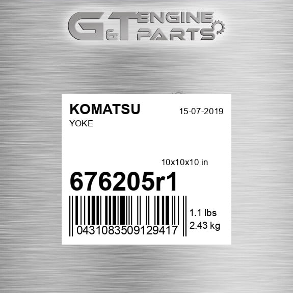 676205R1 YOKE fits KOMATSU (New OEM) - Walmart.com