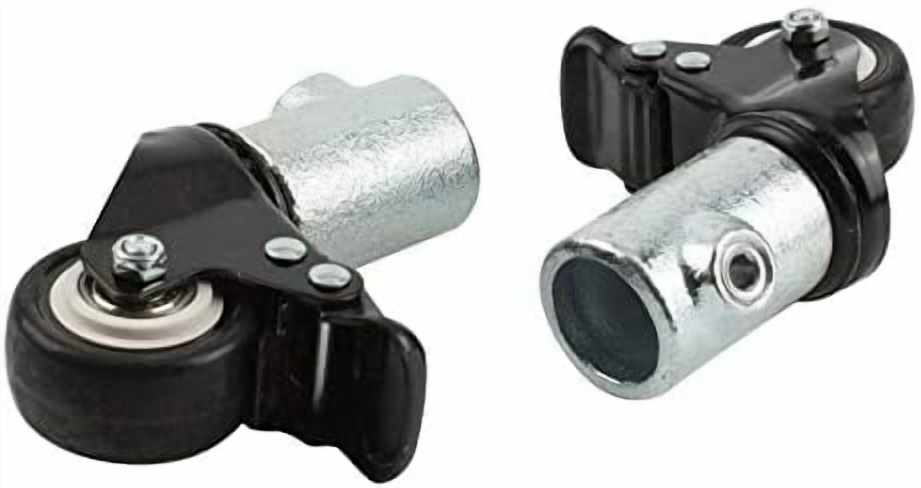 678-514 2" Galvanized Swivel Coupling Casters For 3/4" Steeltek Pipe ...