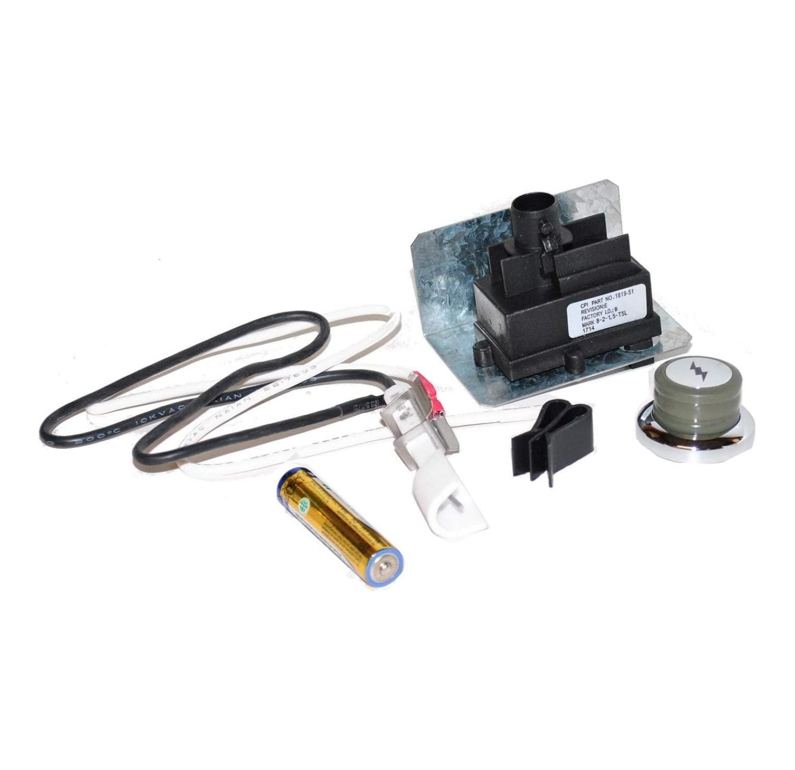 67847 Battery Electronic Igniter Kit with Ceramic Collector Box for ...