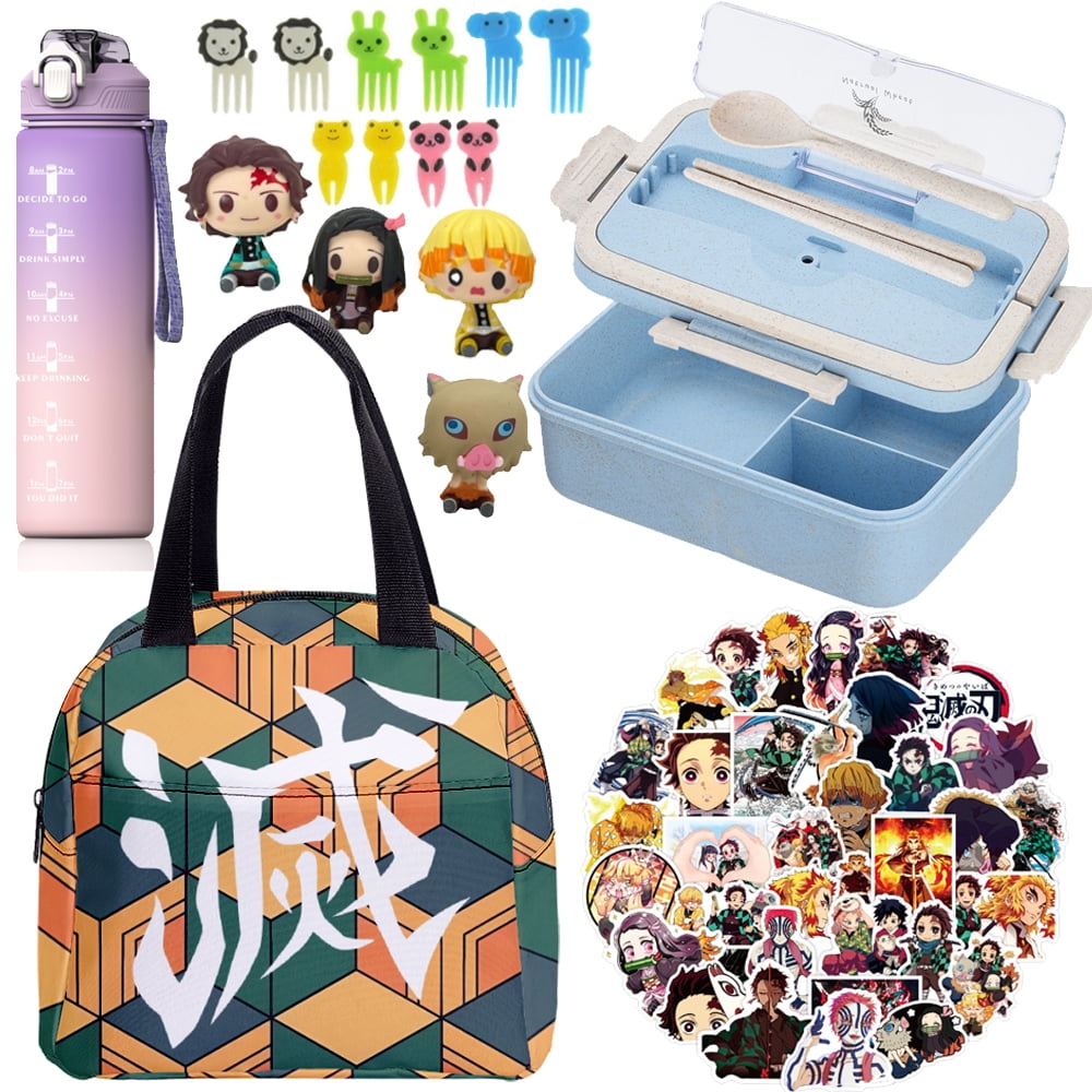 67Pcs/set Demon Slayer Nezuko Lunch Box Lunch Box Container with Bento ...