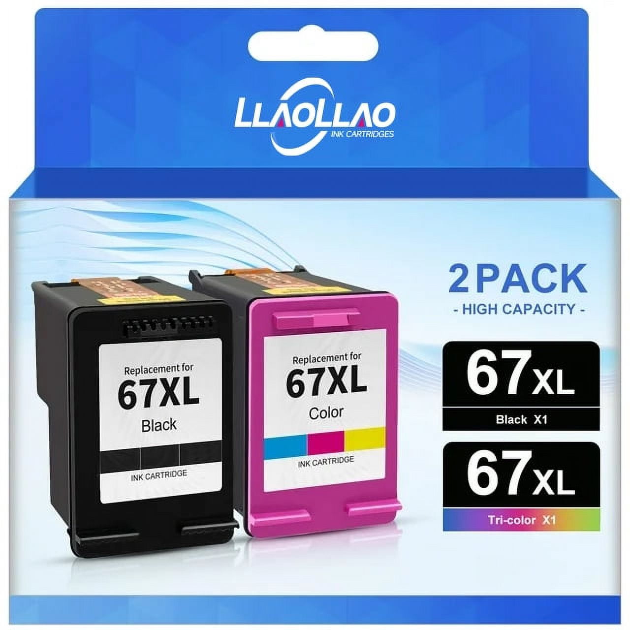 Hp 67 Ink Cartridges COLORETTO 67 XL Ink Cartridges For HP Deskjet 2734 ...