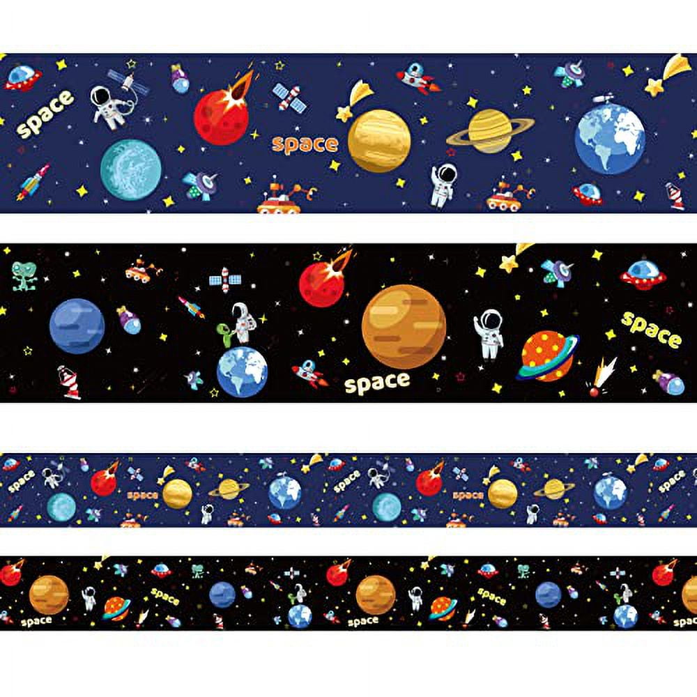 67ft Outer Space Bulletin Board Borders Stickers Space Bulletin Board ...