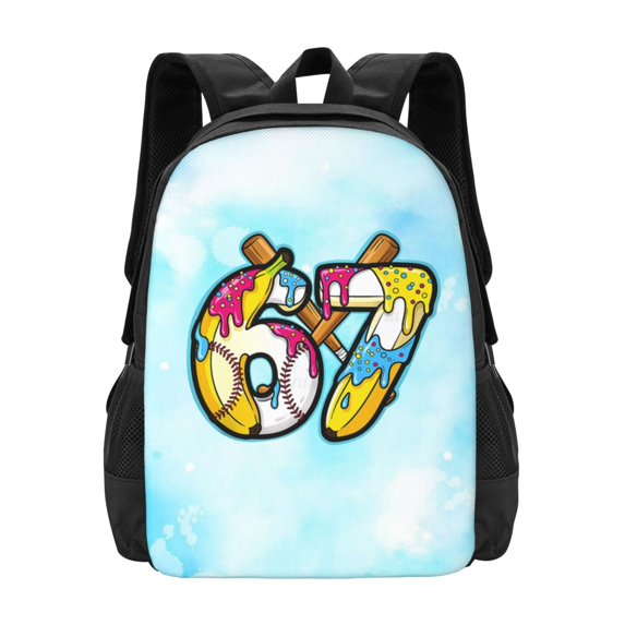 67meme Backpack Laptop Backpack for Teen Women men 16.5 Inch Casual ...