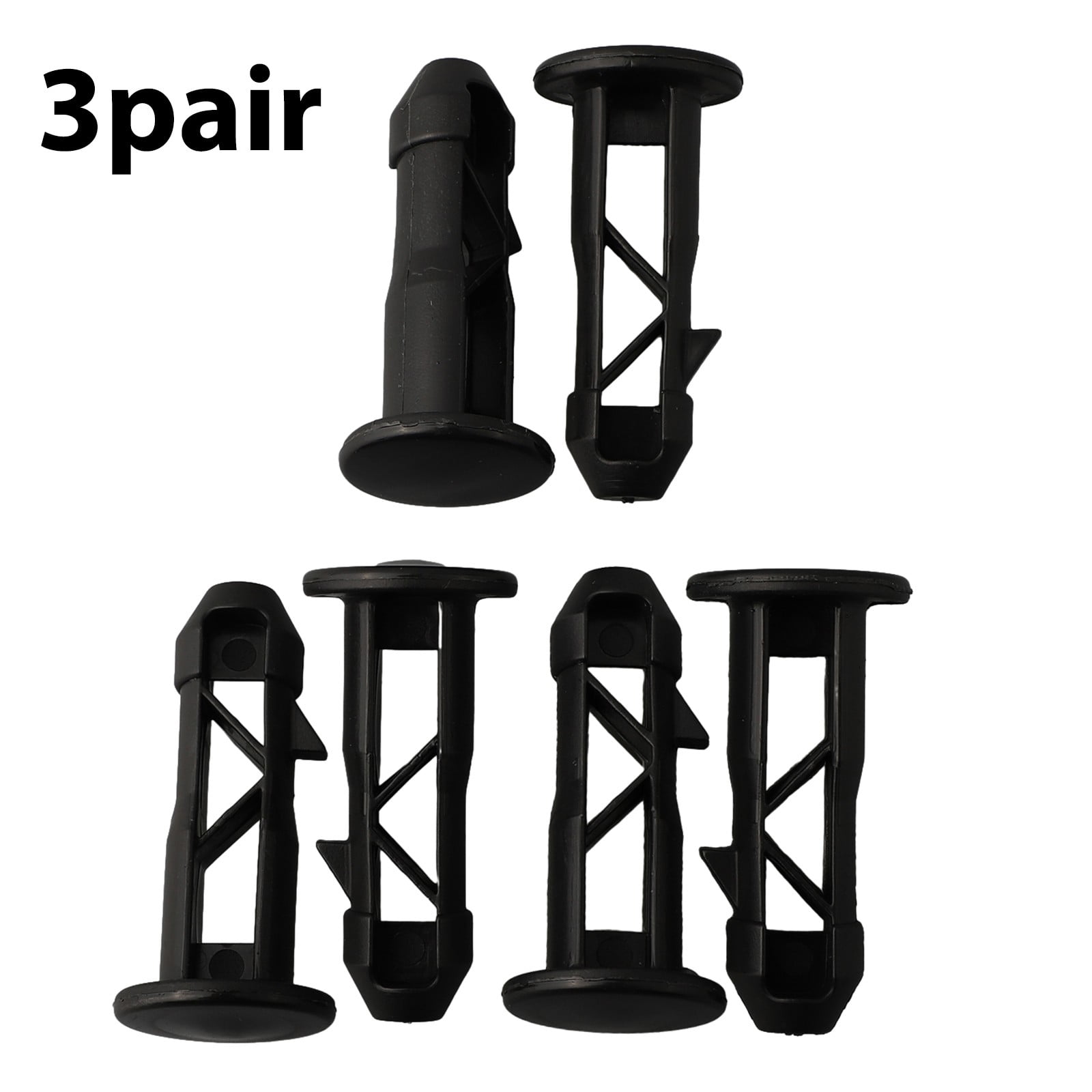 67mm x 31mm Black Plastic Wheelie Bin Lid Hinge Pins for 240L Household ...