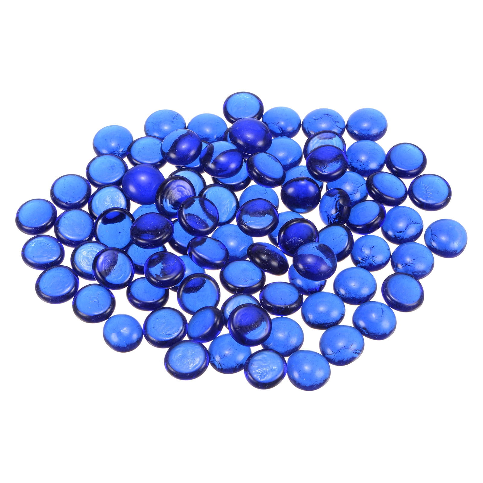 Fire Glass Beads for Fire Pit, Flat Marble Beads, Glass Pebbles, 17 ...