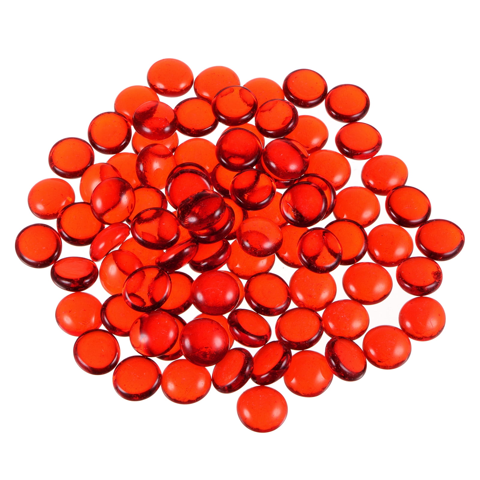 Fire Glass Beads for Fire Pit, Flat Marble Beads, Glass Pebbles, 17 ...