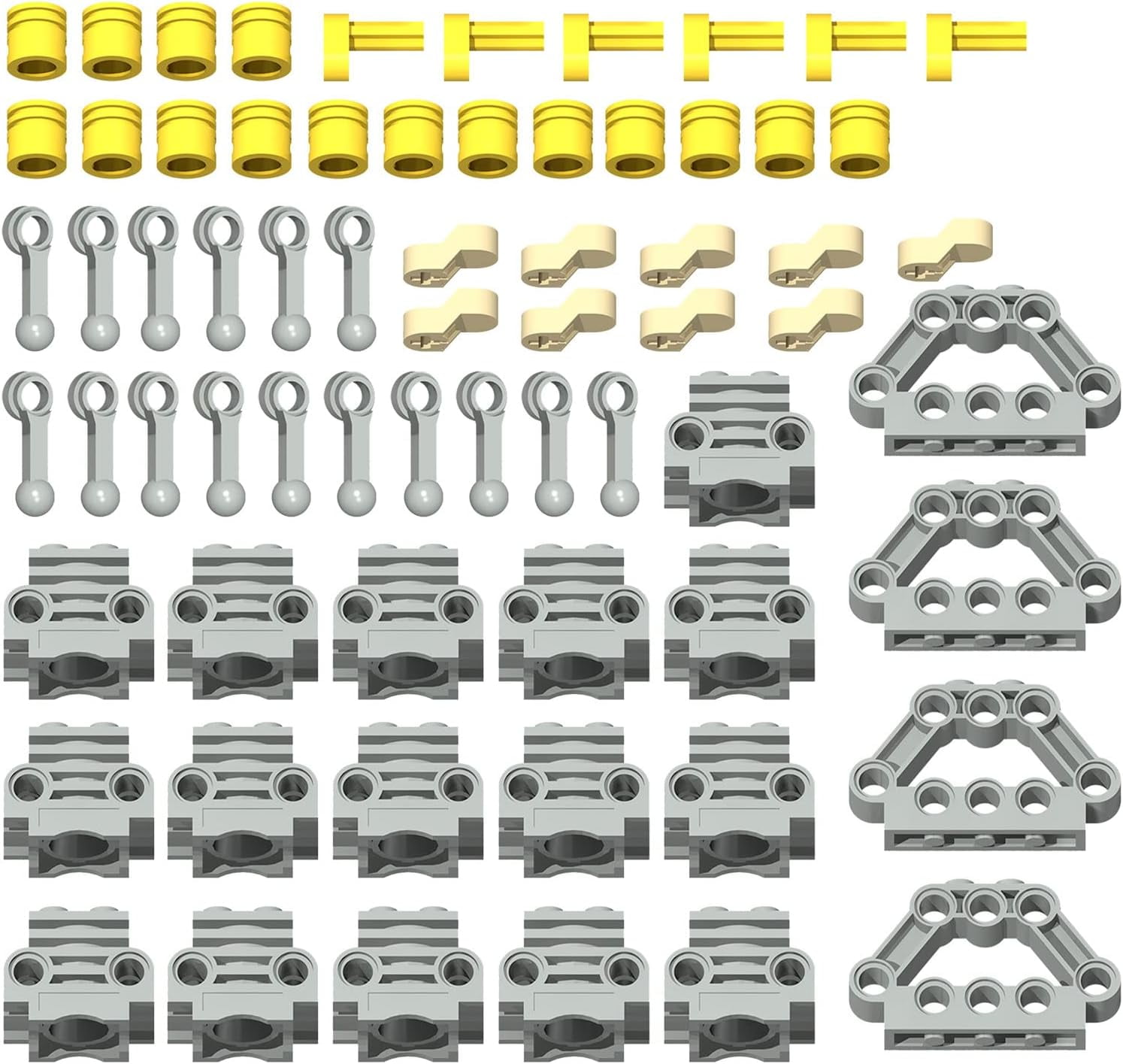67pcs Technical Parts Engine Kit - Includes Cylinder, Piston ...