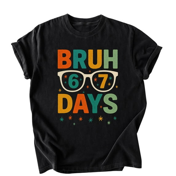 67th Day of School Graphic Tee, School Milestone Student Back-to-School ...