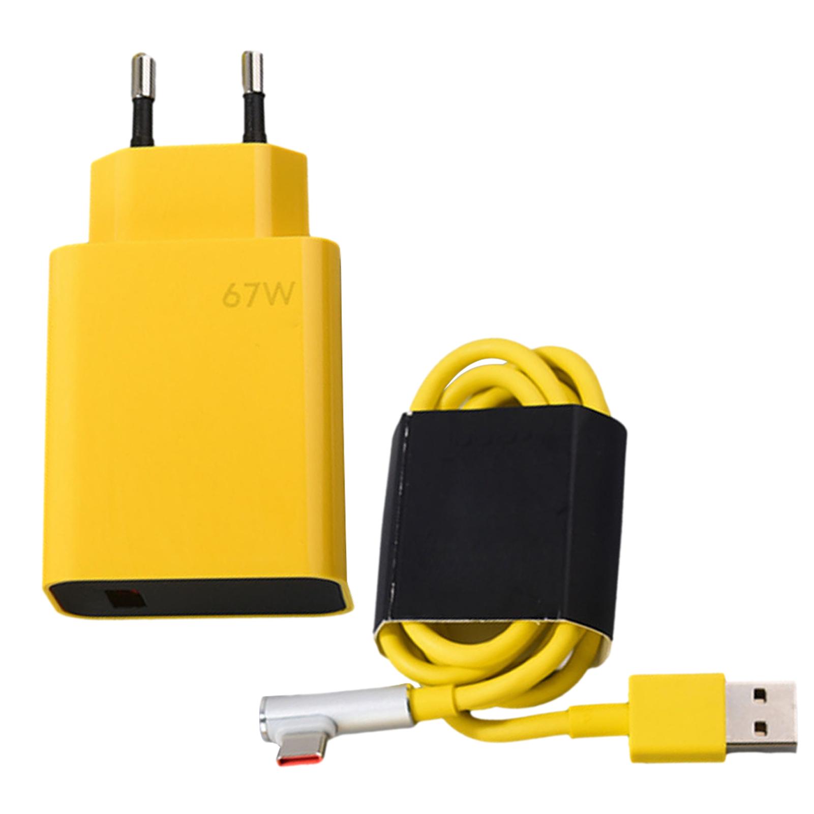 67w Charger Plug Set, 90 Degree Elbow Design Super Fast Wall Charger ...