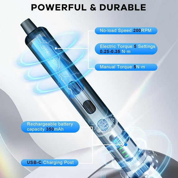 68 in 1 Mini Electric Screwdriver, Precision Electric Screwdriver Set ...