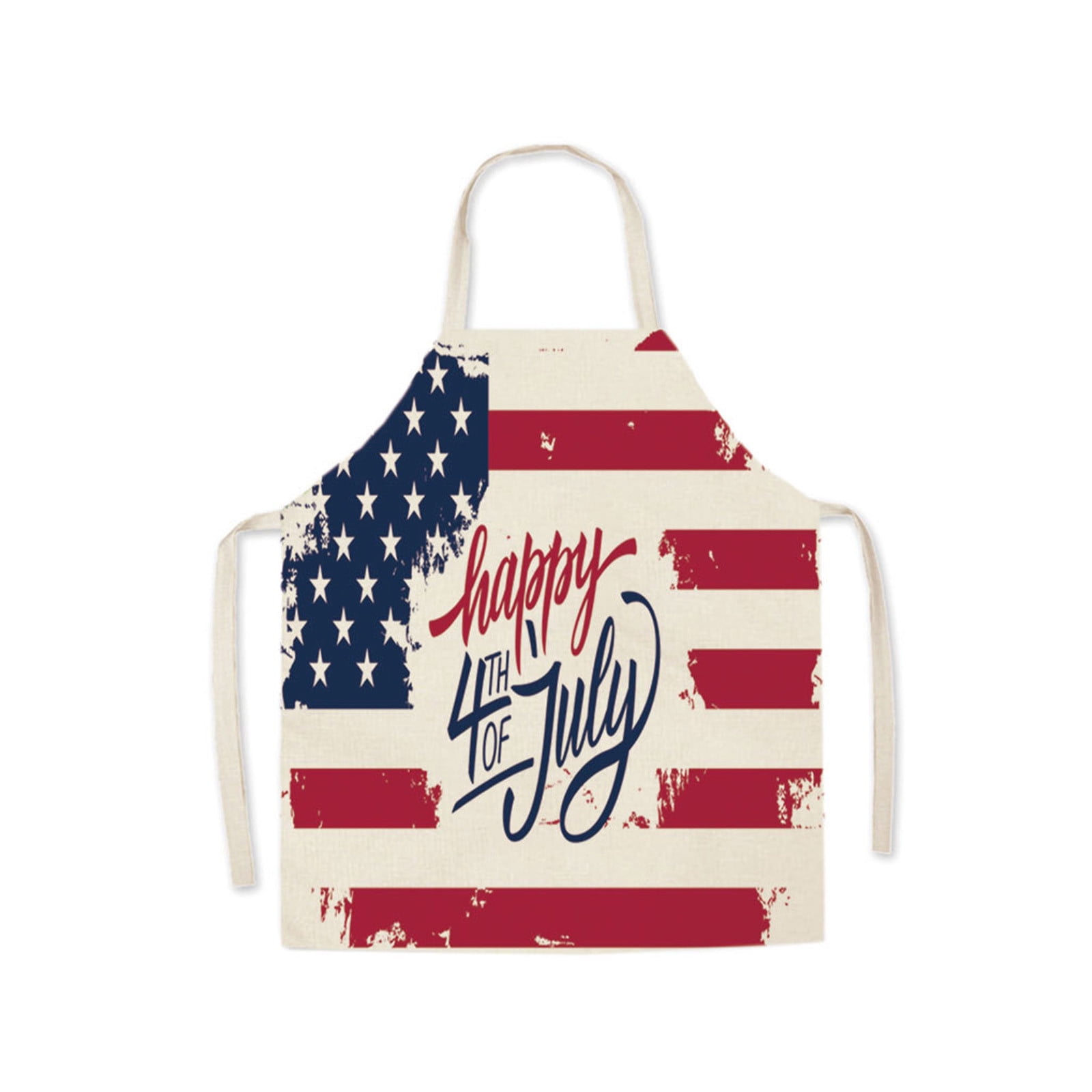 68 By 55 Cm 4th Of July Printed A Pron Independence Day Patriotic Red ...