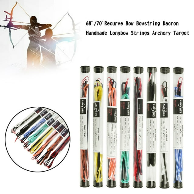 68"/70"Recurve Bow Bowstring Dacron Handmade Longbow Strings Archery ...