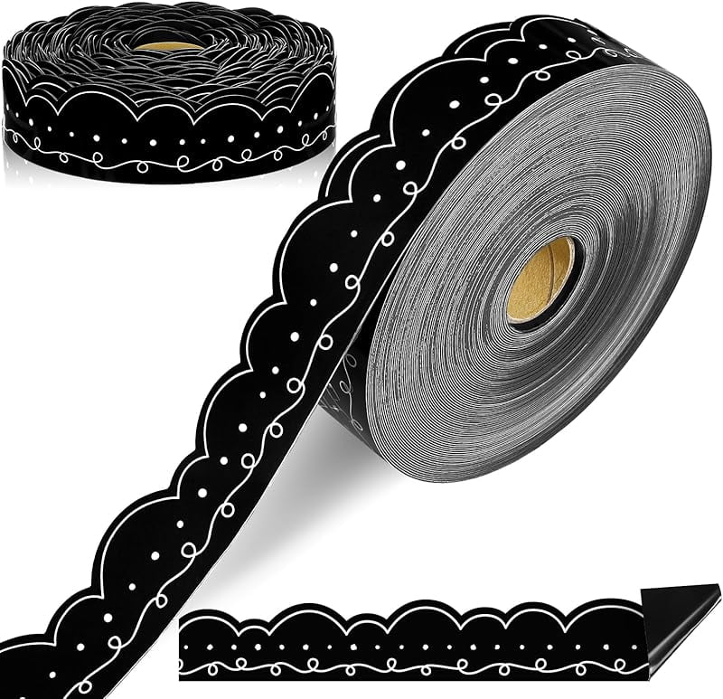 68. 9 ft Magnetic Bulletin Board Border Magnetic Whiteboard Strips Roll ...