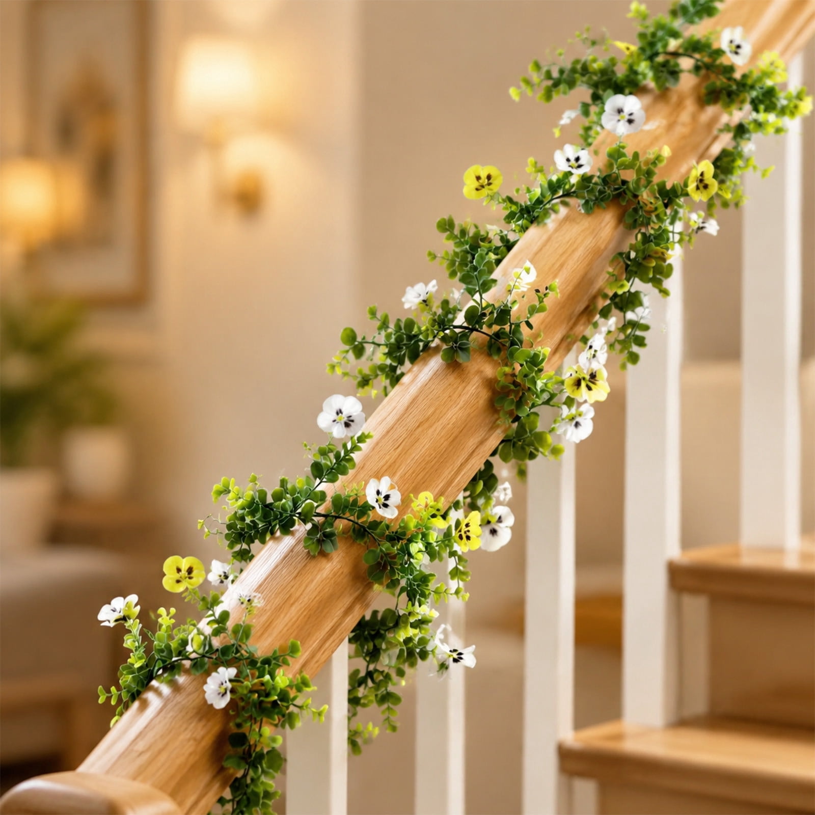 68.9in Cascading Artificial Vine Garland, Waterproof Fade Resistant ...