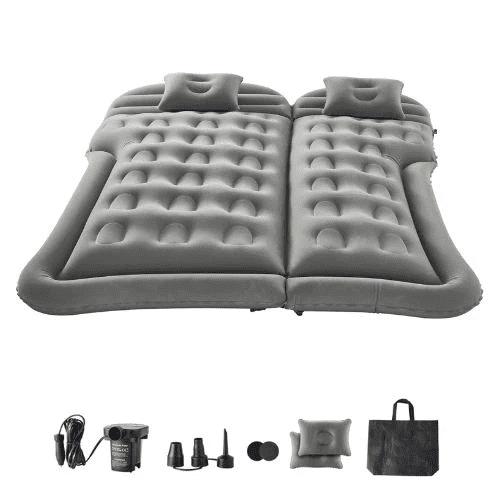 68.9x52.4x5.9 Inch Inflatable Car Air Mattress with Built-in Pump ...