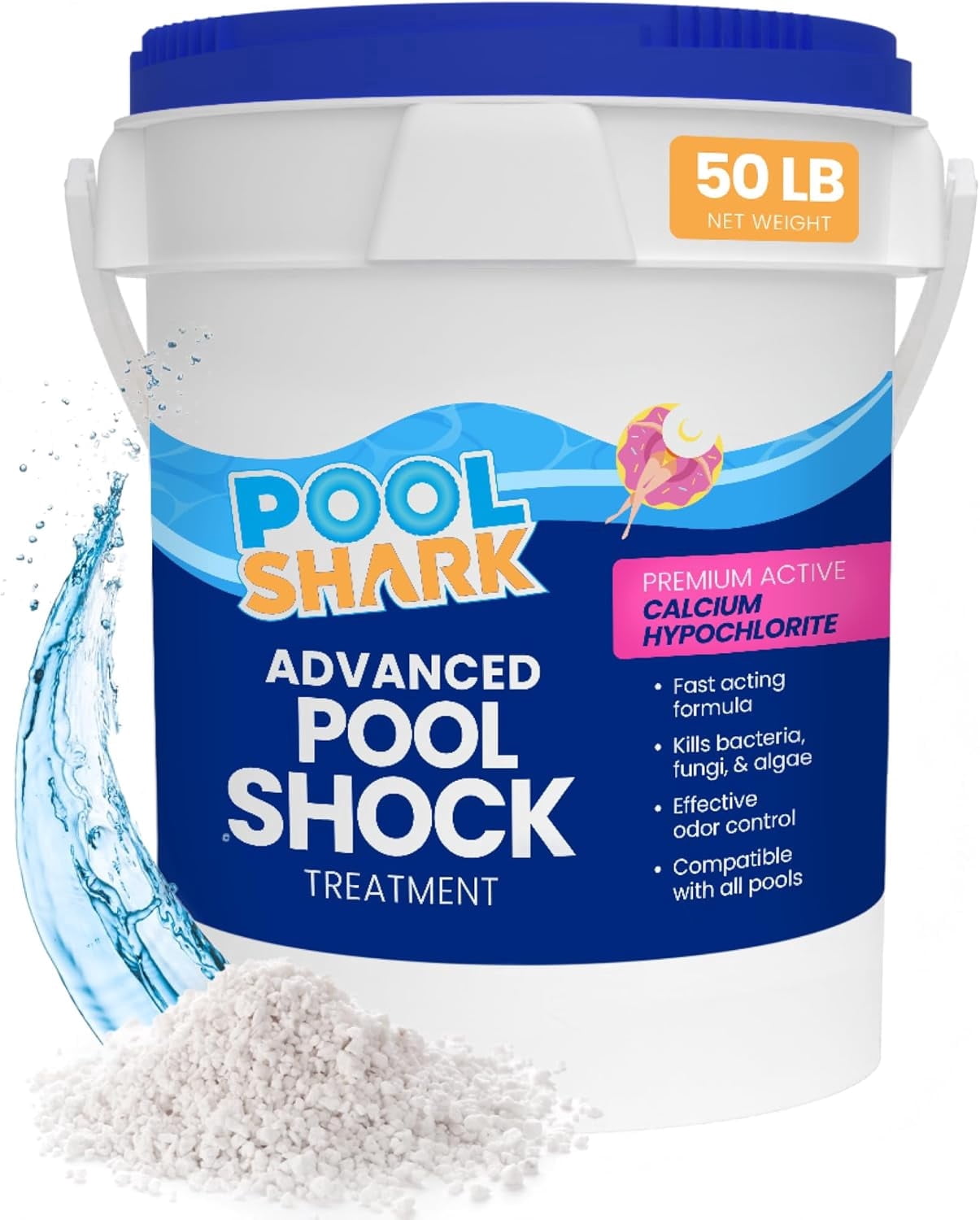 68% Calcium Hypochlorite Pool Shock for Swimming Pools - Chlorine ...