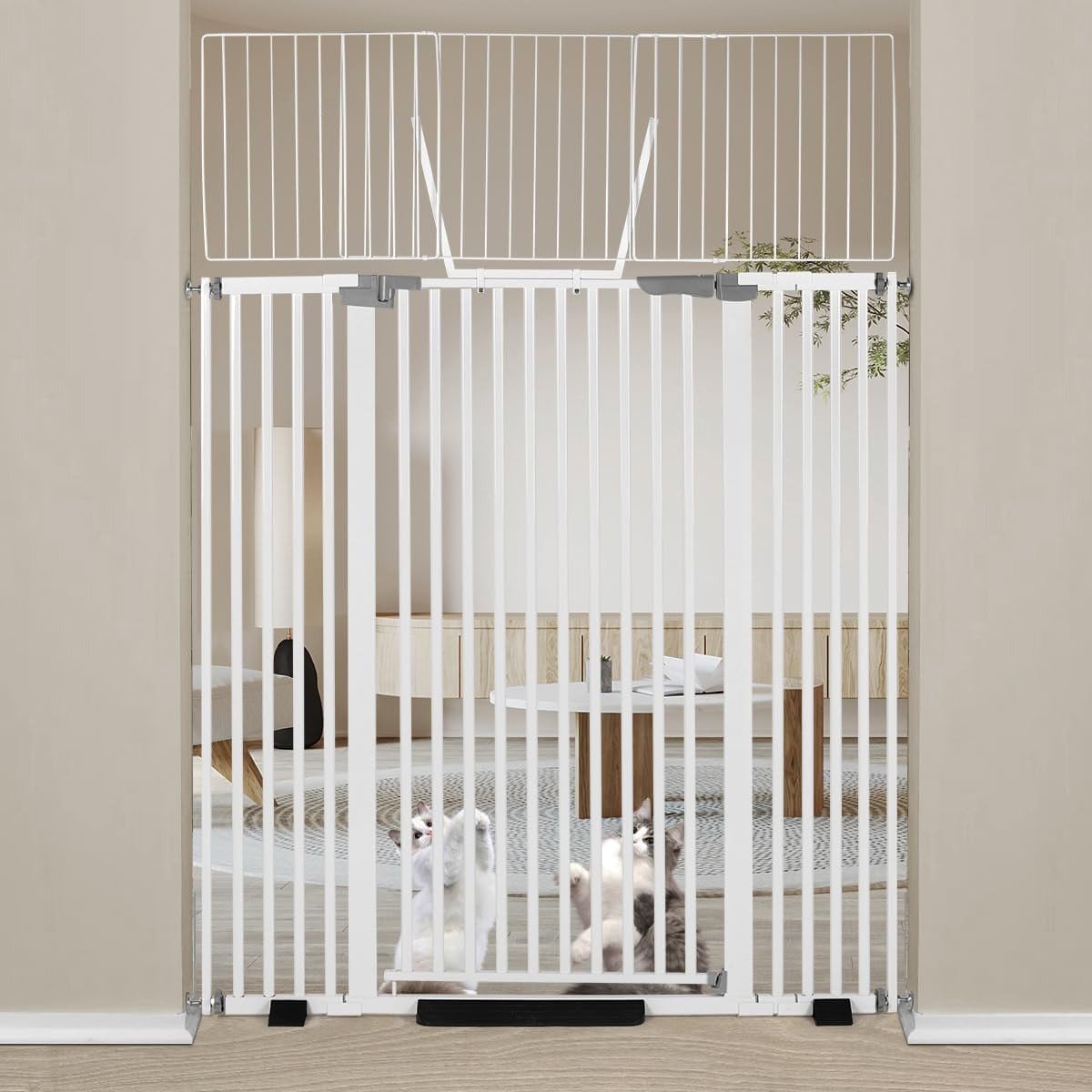 68" Extra Tall Gate, Fits 30.5"-.5" Wide Opening with 2.75" and 5.5 ...