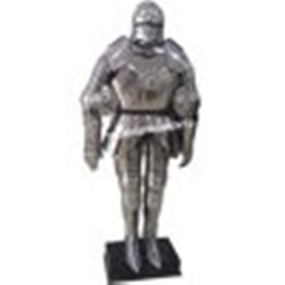 68" Gothic Full-Size Suit of Wearable Armor W/ Stand Late Medieval ...