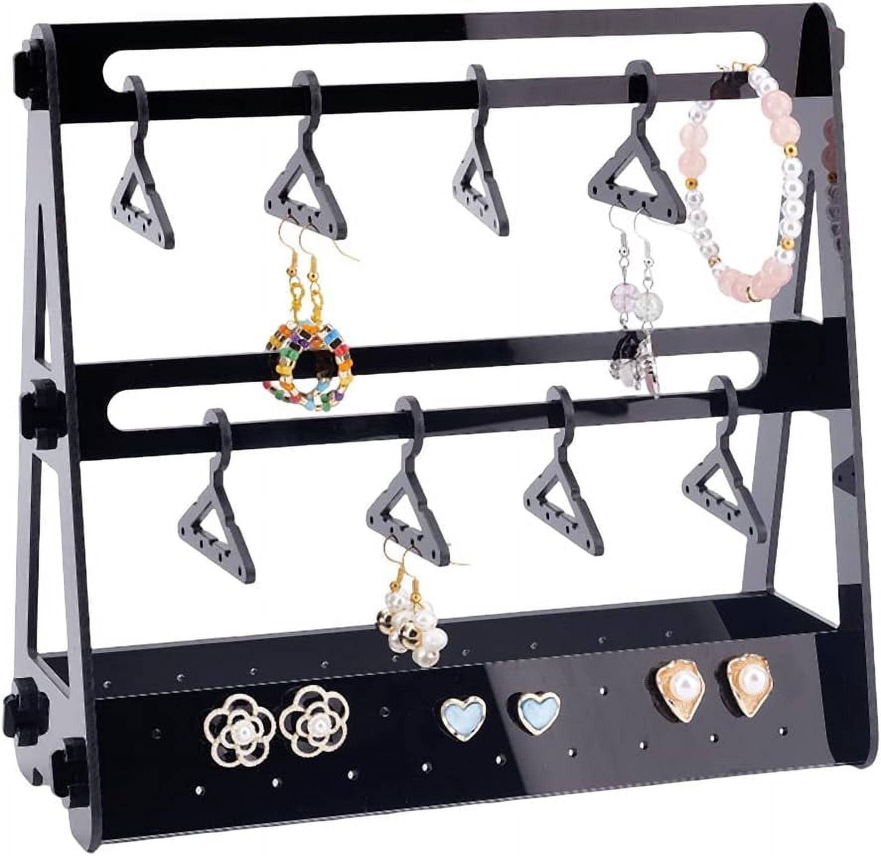 68 Holes Acrylic Earring Holder Rack Earrings Hanging Display Jewelry ...