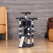68-Inch Multi-Level Cat Tree for Large Cats, with Scratching Post Cozy ...