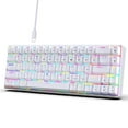 68 Key RGB Backlit Mechanical Keyboard With Hot Swappable Switches ...