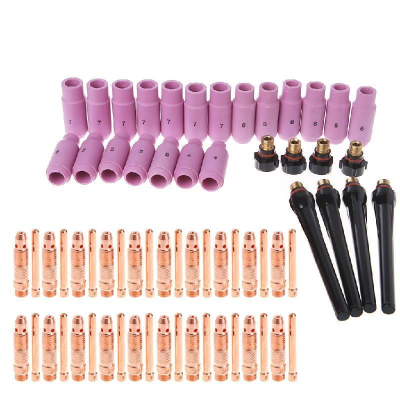 68 Pcs TIG Torch Consumables Accessories KIT For Welding PTA DB SR WP ...