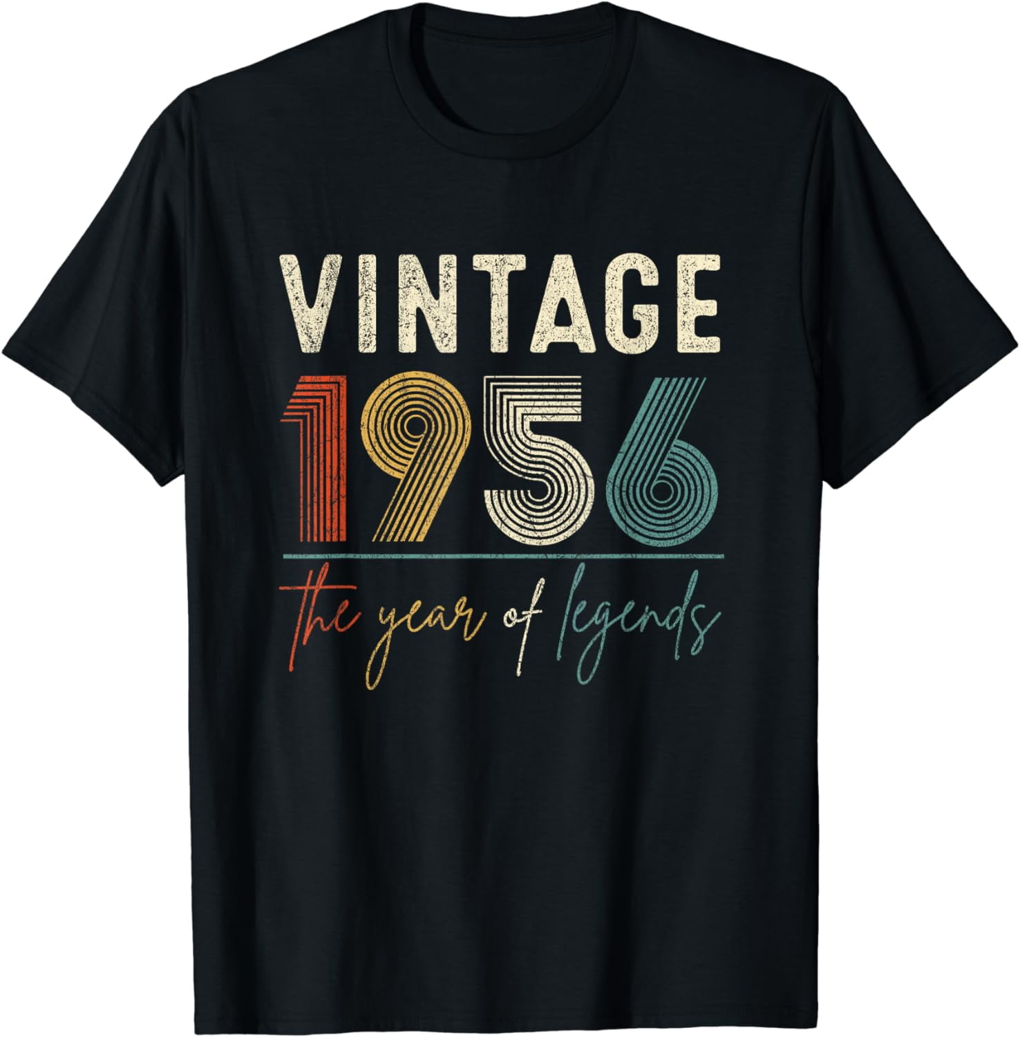 68 Years Old Vintage 1956 68th Birthday Gifts For Men Women T-Shirt ...