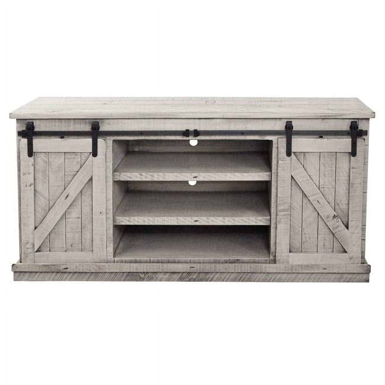 68 in. Rustic Provincial TV Stand, Chocolate Mousse - Walmart.com