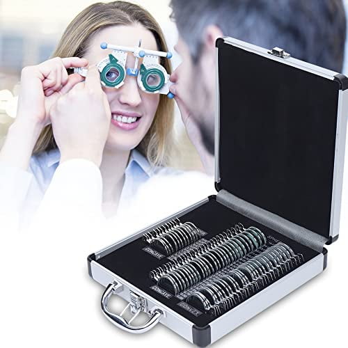 68 pcs Optical Trial Lens Set Ophthalmology Optometry Kit Trial Frame ...