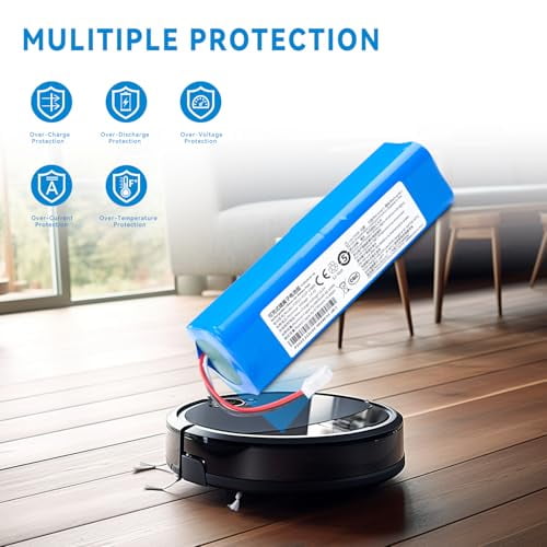 6800mAh Replacement Battery for Proscenic M7 Pro M8 Pro M7 Max, Uoni V980 Max V980 Plus, Roidmi ...