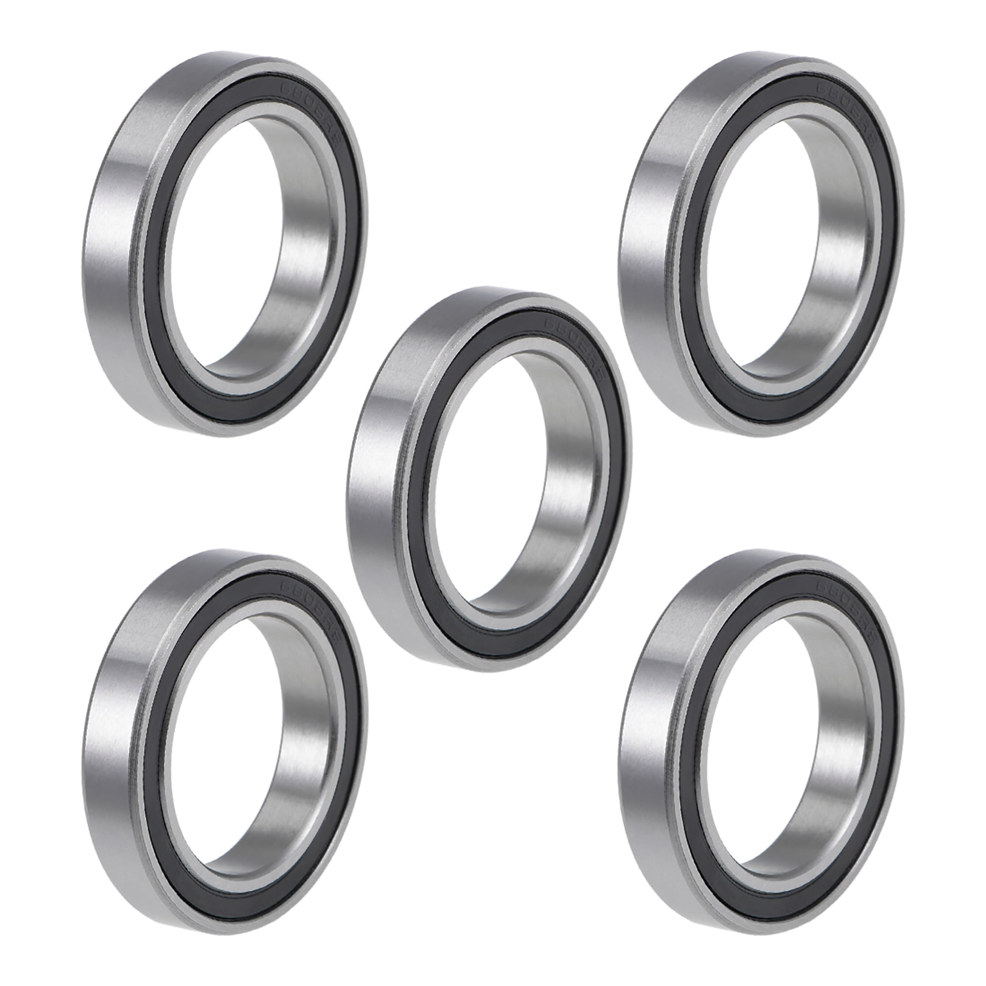 Uxcell 6805-2RS Double Sealed Deep Groove Ball Bearings Thin Section ...