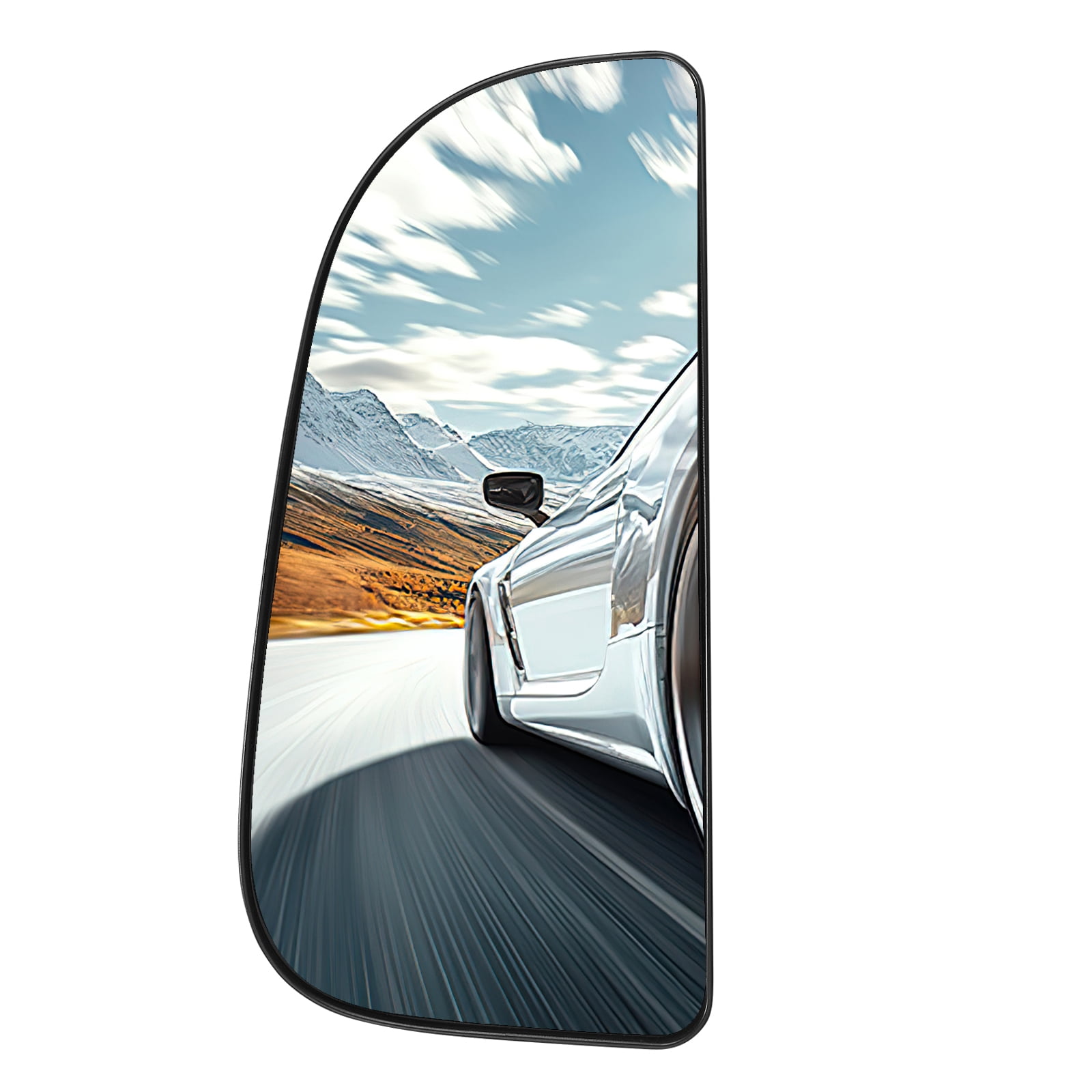 SPEEDWOW Mirror Glass, Left Side Lower Mirror Glass for 2010-2018 Dodge ...