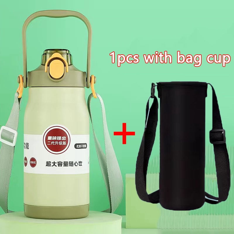 680ML/1000ML/1300ML Thermos Bottle Stainless Steel Portable Thermal Mug ...