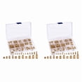680PCS M2 M2.5 M3 M 4 M 5 M6 Metric Knurled Nuts Assortment Set ...