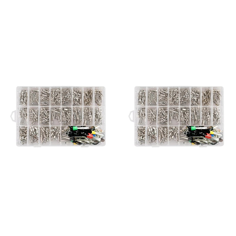 680Pcs 1/1.5/1.8/2.2/2.8/3.5mm Terminal Pins Wire Harness Pin Male ...