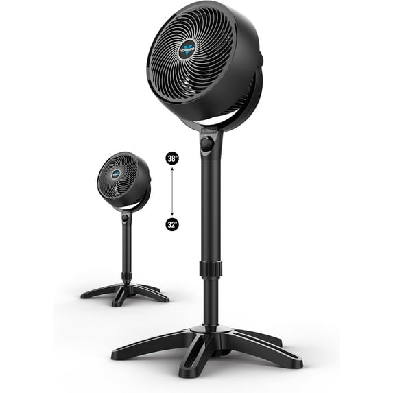 683 Medium Pedestal Whole Room Air Circulator Fan, 3 Speed , Adjustable ...