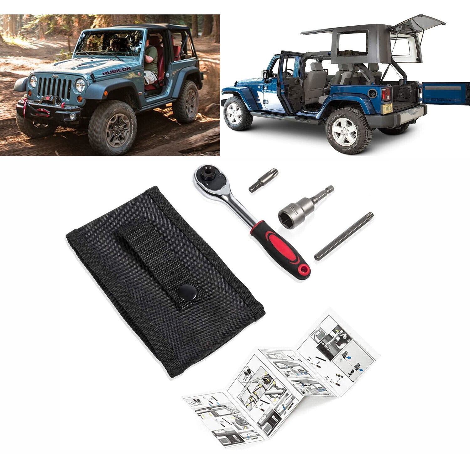 68361574AB Hard Top and Door Removal Torx Set Tool Kit For Jeep ...