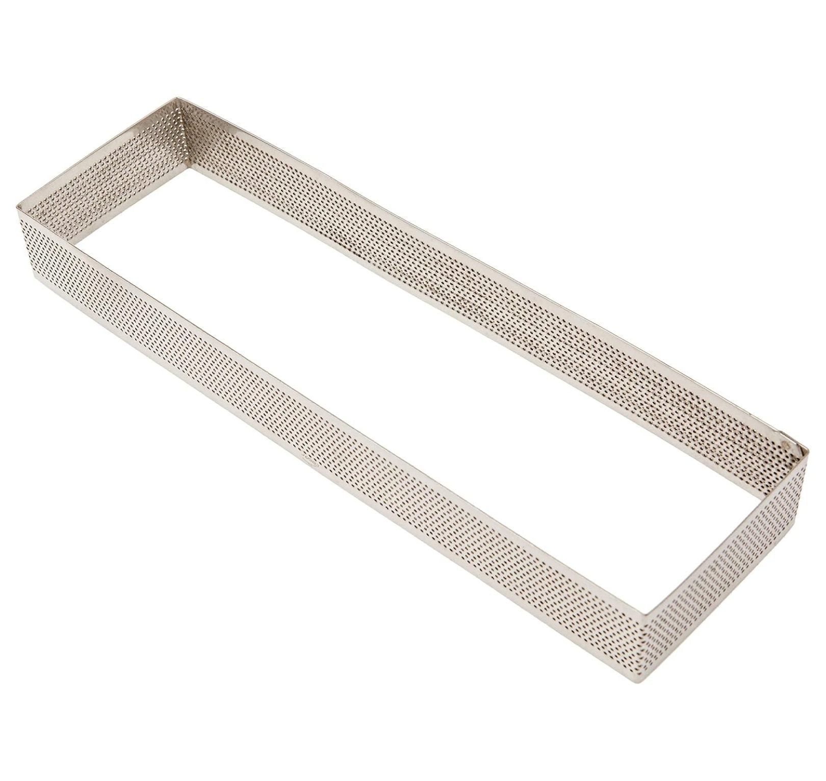 68597 Perforated Rectangular Mould, 8 x 28 x 3.5 cm, Silver - Walmart.com